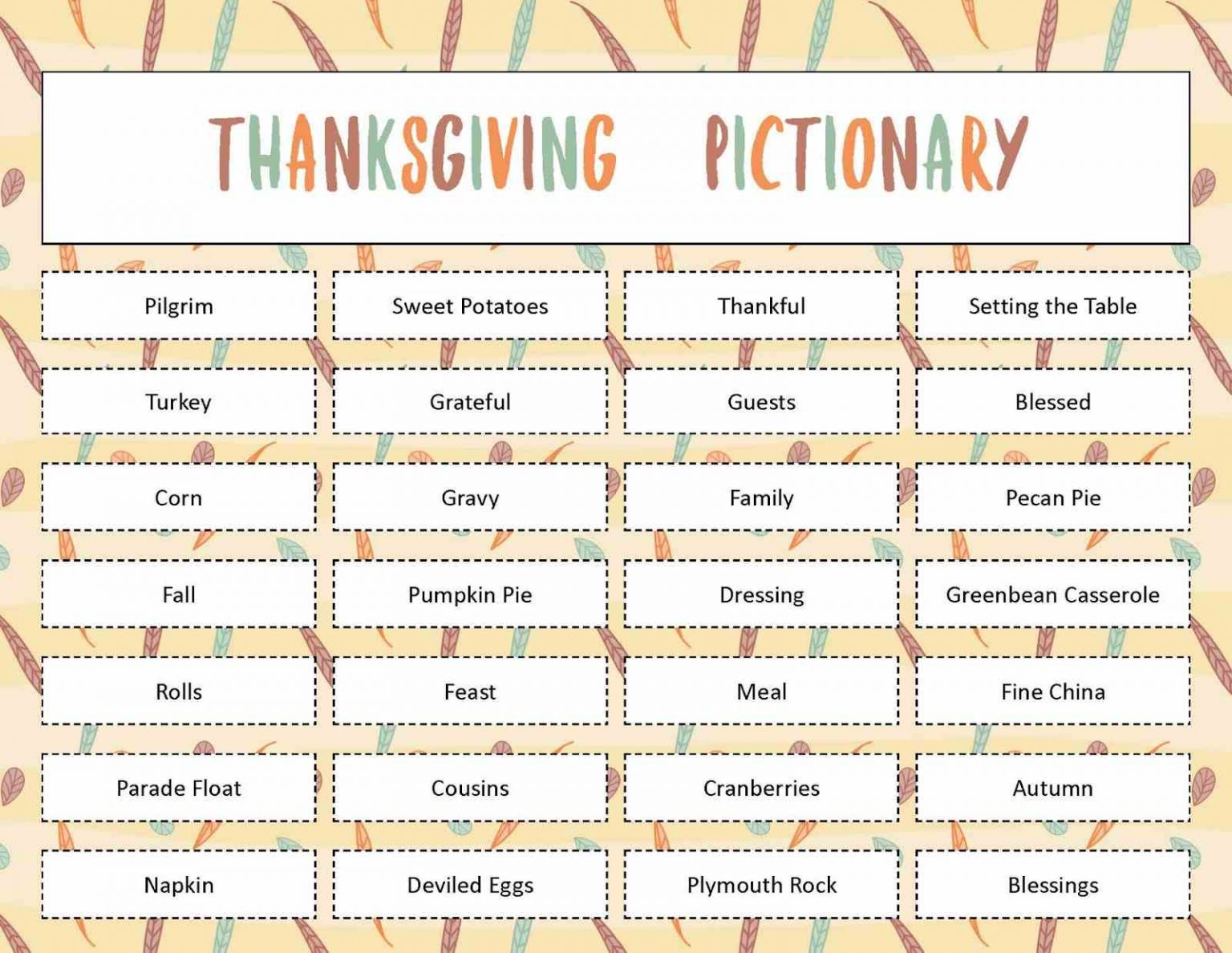 20 Best Thanksgiving Games for the Whole Family