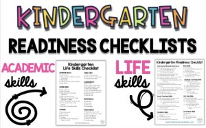 Kindergarten Readiness Assessment Checklist for Parents