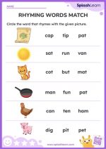 48 Rhyming Words for Kindergarten Kids