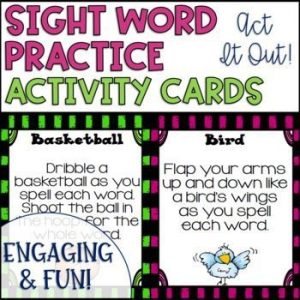 250+ Sight Words for First Graders