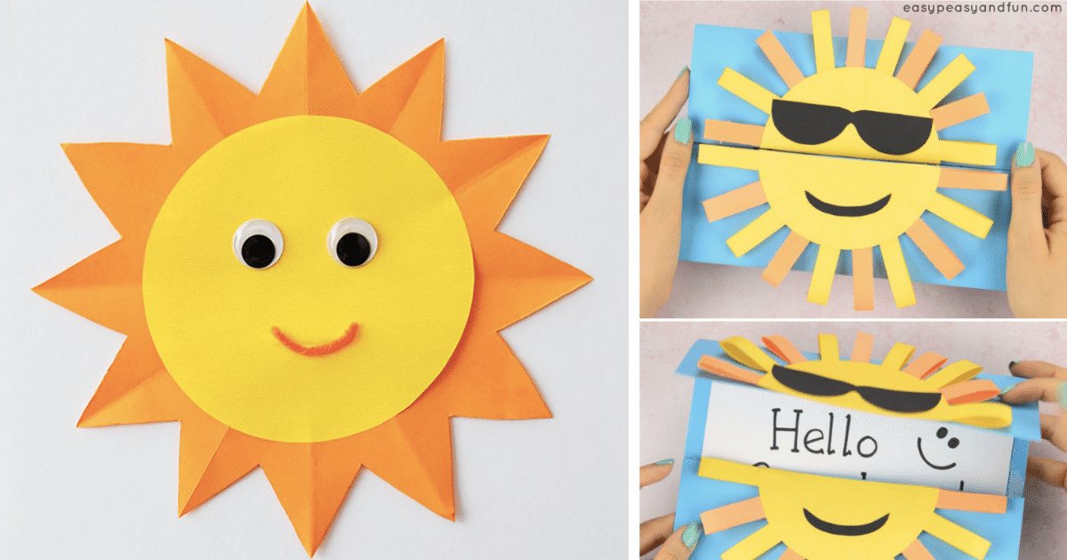 15 Fun & Easy Summer Crafts for Preschoolers [Updated List]