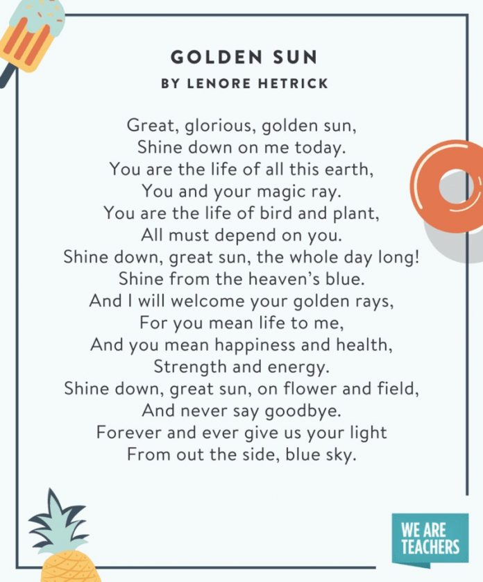 15 Best Summer Poems for Kids in 2025