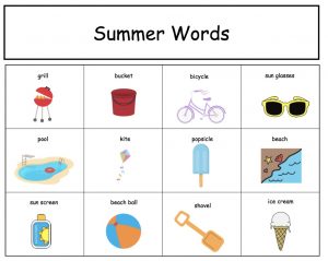 180+ Summer Words for Kids [From A to Z]