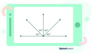 What Is 45-Degree Angle? Definition, Construction, Examples
