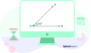What Is 45-Degree Angle? Definition, Construction, Examples