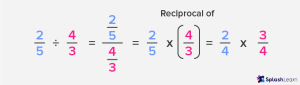 Division of Fractions - Steps, Method, Properties, Examples