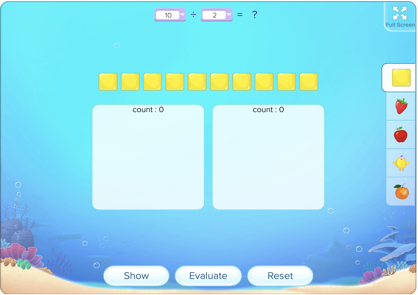 Division - Online Free Math Teaching Tool