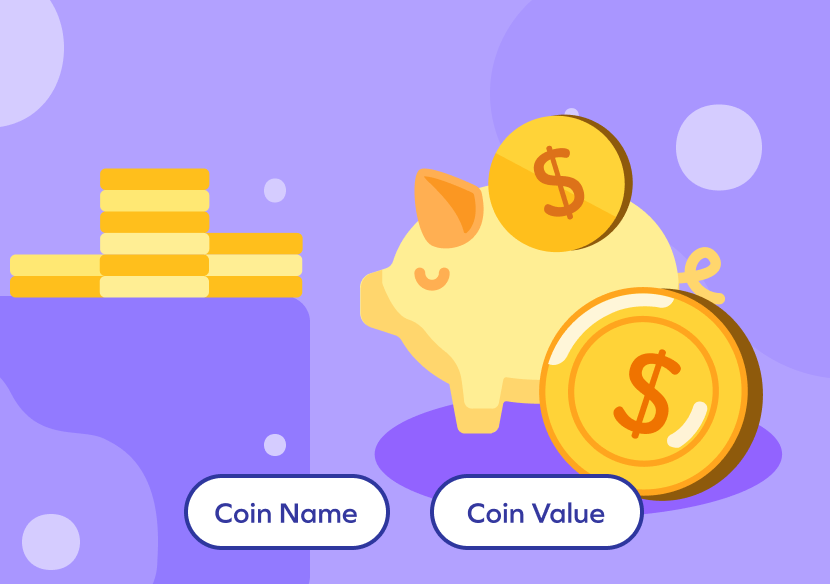 Identify and Count Coins - Online Free Math Teaching Tool